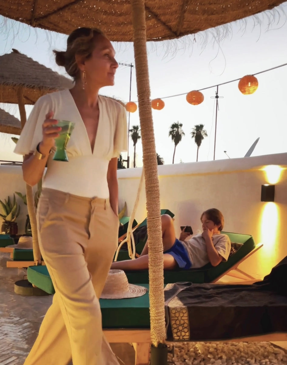 STRETCH BODY GAYNOR - OFF WHITE – BERG